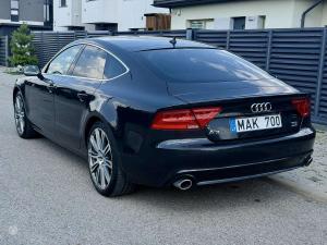 Black Audi A7 Sportback 2013 in Kaunas, with an engine capacity of 2.97 L and mileage of 300 thousand km for 12400 €, photo  on AUTOMOTO.COM.LV