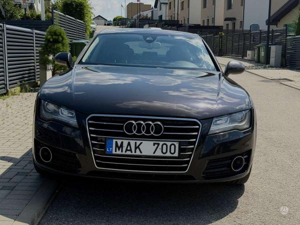 Black Audi A7 Sportback 2013 in Kaunas, with an engine capacity of 2.97 L and mileage of 300 thousand km for 12400 €, photo 6 on AUTOMOTO.COM.LV