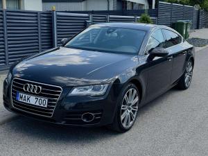 Black Audi A7 Sportback 2013 in Kaunas, with an engine capacity of 2.97 L and mileage of 300 thousand km for 12400 €, photo 3 on AUTOMOTO.COM.LV