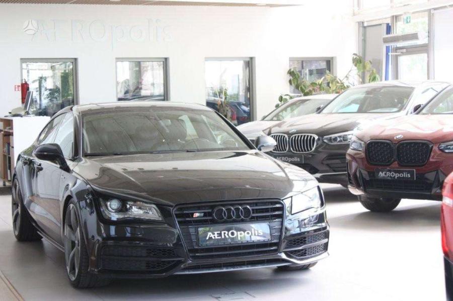Melns Audi A7 Sportback 2013 Viļņa, ar dzinēja tilpumu 3.00 L un nobraukumu 260 tūkst. km par 13000 €, foto 4 vietnē AUTOMOTO.COM.LV