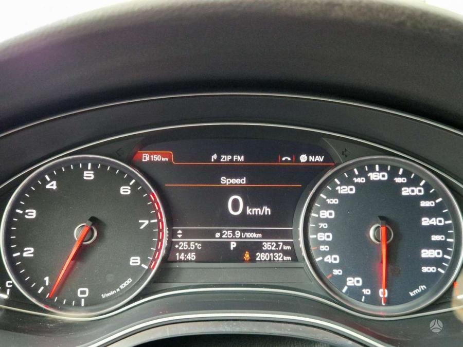 Melns Audi A7 Sportback 2013 Viļņa, ar dzinēja tilpumu 3.00 L un nobraukumu 260 tūkst. km par 13000 €, foto 12 vietnē AUTOMOTO.COM.LV