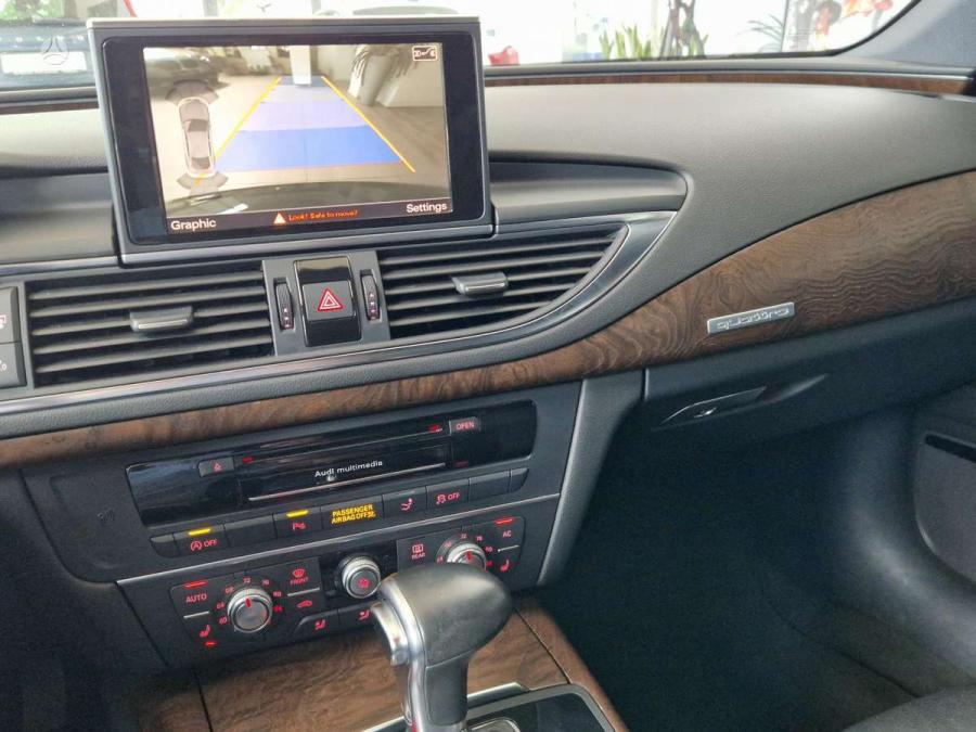 Melns Audi A7 Sportback 2013 Viļņa, ar dzinēja tilpumu 3.00 L un nobraukumu 260 tūkst. km par 13000 €, foto 15 vietnē AUTOMOTO.COM.LV
