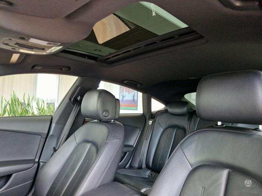 Melns Audi A7 Sportback 2013 Viļņa, ar dzinēja tilpumu 3.00 L un nobraukumu 260 tūkst. km par 13000 €, foto 22 vietnē AUTOMOTO.COM.LV