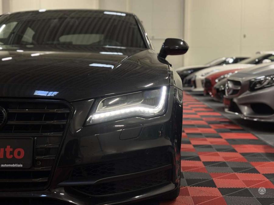 Melns Audi A7 Sportback 2013 Viļņa, ar dzinēja tilpumu 3.00 L un nobraukumu 217 tūkst. km par 12490 €, foto 8 vietnē AUTOMOTO.COM.LV