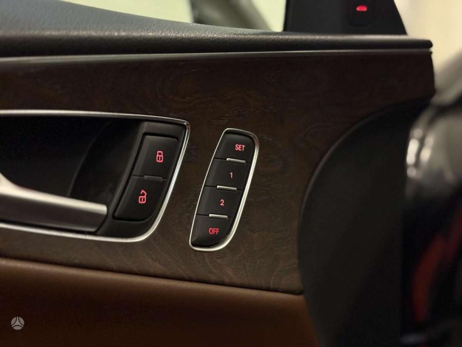 Melns Audi A7 Sportback 2013 Viļņa, ar dzinēja tilpumu 3.00 L un nobraukumu 217 tūkst. km par 12490 €, foto 14 vietnē AUTOMOTO.COM.LV