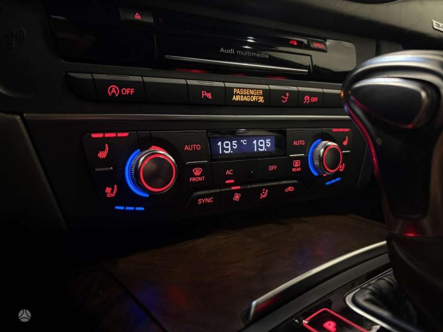 Melns Audi A7 Sportback 2013 Viļņa, ar dzinēja tilpumu 3.00 L un nobraukumu 217 tūkst. km par 12490 €, foto 26 vietnē AUTOMOTO.COM.LV