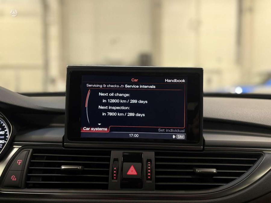 Melns Audi A7 Sportback 2013 Viļņa, ar dzinēja tilpumu 3.00 L un nobraukumu 217 tūkst. km par 12490 €, foto 30 vietnē AUTOMOTO.COM.LV