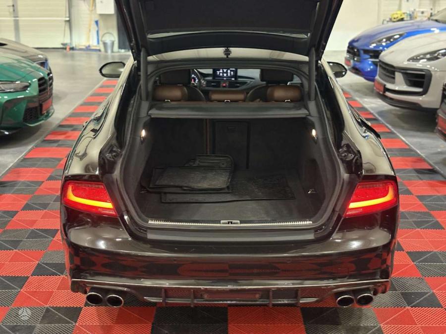 Melns Audi A7 Sportback 2013 Viļņa, ar dzinēja tilpumu 3.00 L un nobraukumu 217 tūkst. km par 12490 €, foto 35 vietnē AUTOMOTO.COM.LV