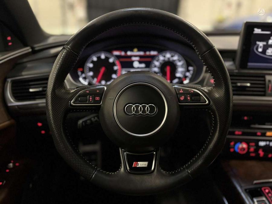 Black Audi A7 Sportback 2013 in Vilnius, with an engine capacity of 3.00 L and mileage of 217 thousand km for 12390 €, photo 20 on AUTOMOTO.COM.LV