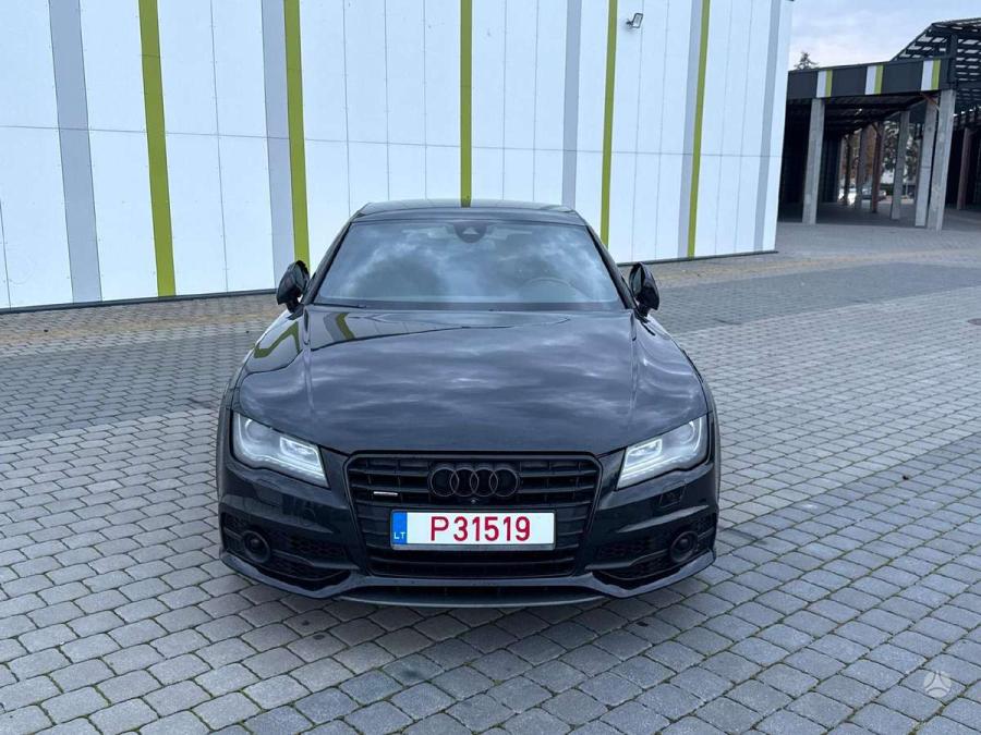 Melns Audi A7 Sportback 2014 Jonava, ar dzinēja tilpumu 3.00 L un nobraukumu 268 tūkst. km par 17000 €, foto 1 vietnē AUTOMOTO.COM.LV