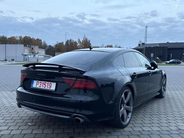 Melns Audi A7 Sportback 2014 Jonava, ar dzinēja tilpumu 3.00 L un nobraukumu 268 tūkst. km par 17000 €, foto 4 vietnē AUTOMOTO.COM.LV