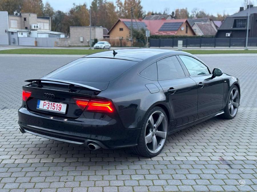 Melns Audi A7 Sportback 2014 Jonava, ar dzinēja tilpumu 3.00 L un nobraukumu 268 tūkst. km par 17000 €, foto 5 vietnē AUTOMOTO.COM.LV