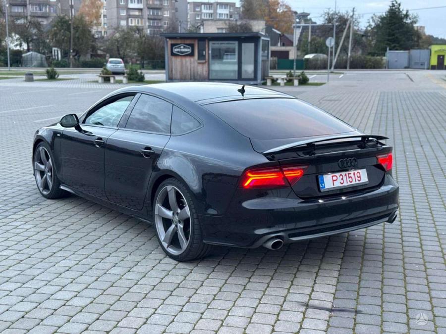 Melns Audi A7 Sportback 2014 Jonava, ar dzinēja tilpumu 3.00 L un nobraukumu 268 tūkst. km par 17000 €, foto 6 vietnē AUTOMOTO.COM.LV