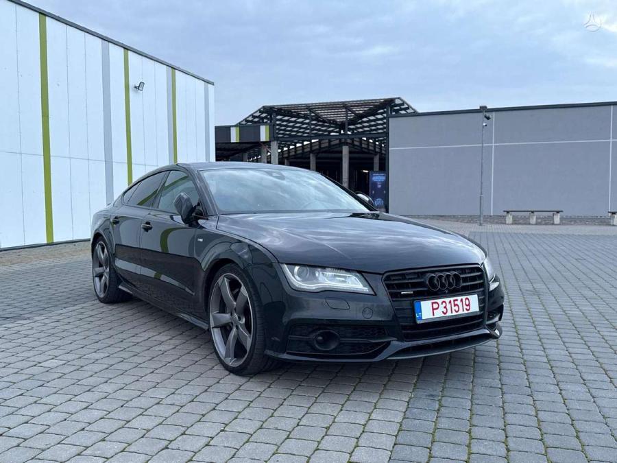 Melns Audi A7 Sportback 2014 Jonava, ar dzinēja tilpumu 3.00 L un nobraukumu 268 tūkst. km par 17000 €, foto 12 vietnē AUTOMOTO.COM.LV