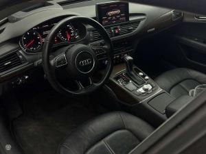 Black Audi A7 Sportback 2015 in Vilnius, with an engine capacity of 3.00 L and mileage of 144 thousand km for 18634 €, photo 12 on AUTOMOTO.COM.LV