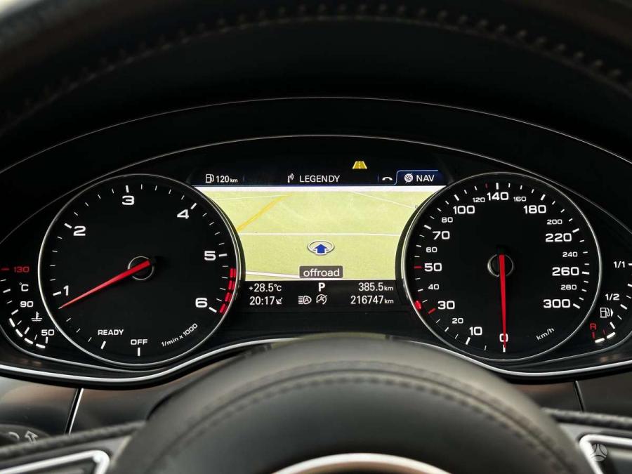 Черный Ауди А7 Спортбек 2015 в Вильнюс, объемом двигателя 2.97 л и пробегом 220 тыс. км за 22950 €, фото 42 на AUTOMOTO.COM.LV