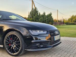 Black Audi A7 Sportback 2015 in Vilnius, with an engine capacity of 3.00 L and mileage of 177 thousand km for 19850 €, photo 5 on AUTOMOTO.COM.LV