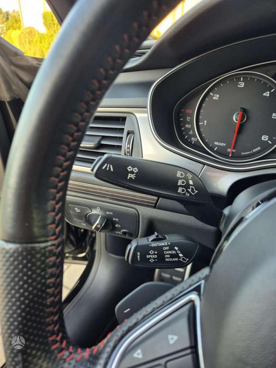 Black Audi A7 Sportback 2015 in Vilnius, with an engine capacity of 3.00 L and mileage of 177 thousand km for 19850 €, photo 11 on AUTOMOTO.COM.LV