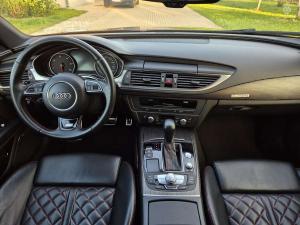 Black Audi A7 Sportback 2015 in Vilnius, with an engine capacity of 3.00 L and mileage of 177 thousand km for 19850 €, photo 17 on AUTOMOTO.COM.LV