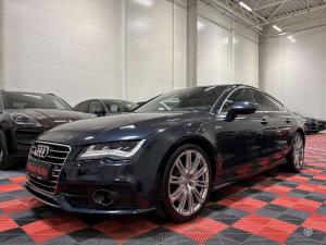 Black Audi A7 Sportback 2015 in Vilnius, with an engine capacity of 3.00 L and mileage of 192 thousand km for 11500 €, photo 2 on AUTOMOTO.COM.LV
