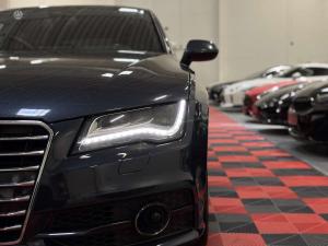 Black Audi A7 Sportback 2015 in Vilnius, with an engine capacity of 3.00 L and mileage of 192 thousand km for 11500 €, photo 15 on AUTOMOTO.COM.LV