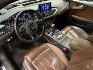 Black Audi A7 Sportback 2015 in Vilnius, with an engine capacity of 3.00 L and mileage of 192 thousand km for 11500 €, photo 25 on AUTOMOTO.COM.LV