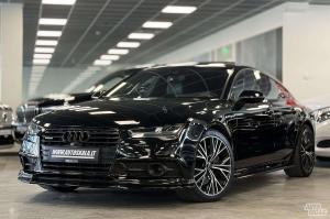 Black Audi A7 Sportback 2016 in Klaipeda, with an engine capacity of 3.00 L and mileage of 127 thousand km for 23900 €, photo  on AUTOMOTO.COM.LV