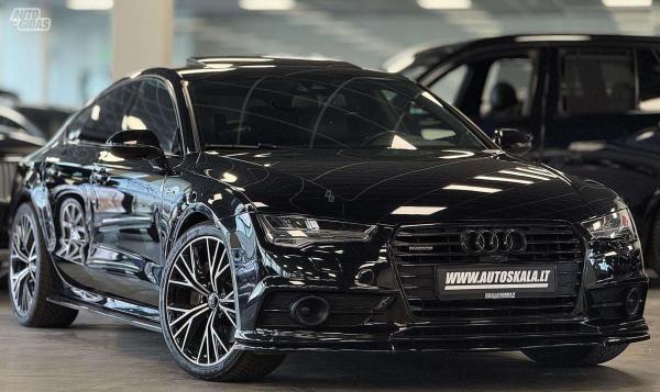 Black Audi A7 Sportback 2016 in Klaipeda, with an engine capacity of 3.00 L and mileage of 127 thousand km for 23900 €, photo 3 on AUTOMOTO.COM.LV