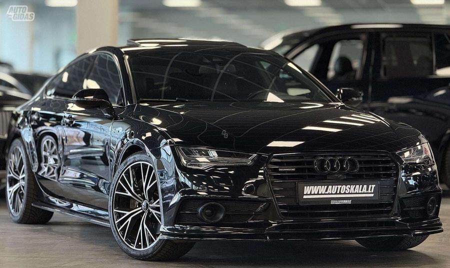 Melns Audi A7 Sportback 2016 Klaipėda, ar dzinēja tilpumu 3.00 L un nobraukumu 127 tūkst. km par 23900 €, foto 3 vietnē AUTOMOTO.COM.LV