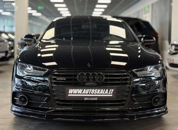 Black Audi A7 Sportback 2016 in Klaipeda, with an engine capacity of 3.00 L and mileage of 127 thousand km for 23900 €, photo 7 on AUTOMOTO.COM.LV