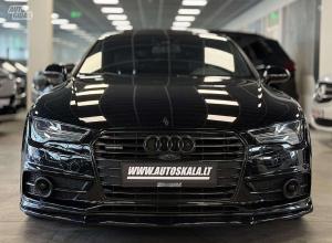 Melns Audi A7 Sportback 2016 Klaipėda, ar dzinēja tilpumu 3.00 L un nobraukumu 127 tūkst. km par 23900 €, foto 7 vietnē AUTOMOTO.COM.LV