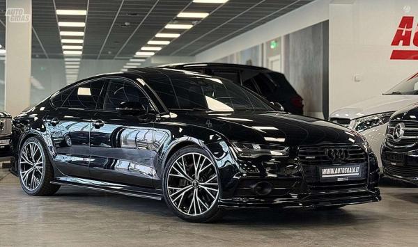 Black Audi A7 Sportback 2016 in Klaipeda, with an engine capacity of 3.00 L and mileage of 127 thousand km for 23900 €, photo 9 on AUTOMOTO.COM.LV