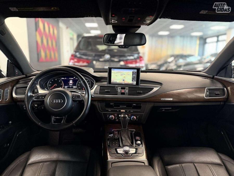 Melns Audi A7 Sportback 2016 Klaipėda, ar dzinēja tilpumu 3.00 L un nobraukumu 127 tūkst. km par 23900 €, foto 13 vietnē AUTOMOTO.COM.LV