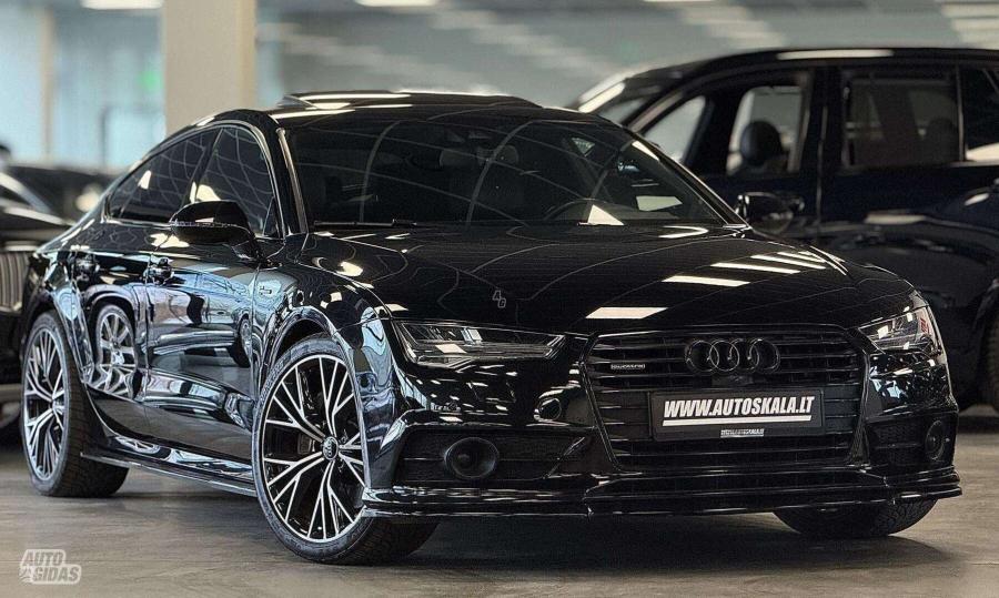 Melns Audi A7 Sportback 2016 Klaipėda, ar dzinēja tilpumu 3.00 L un nobraukumu 127 tūkst. km par 23900 €, foto 34 vietnē AUTOMOTO.COM.LV