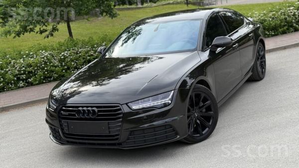 Black Audi A7 Sportback 2016 in Jurmala, with an engine capacity of 3.00 L and mileage of 0 thousand km for 19950 €, photo 1 on AUTOMOTO.COM.LV