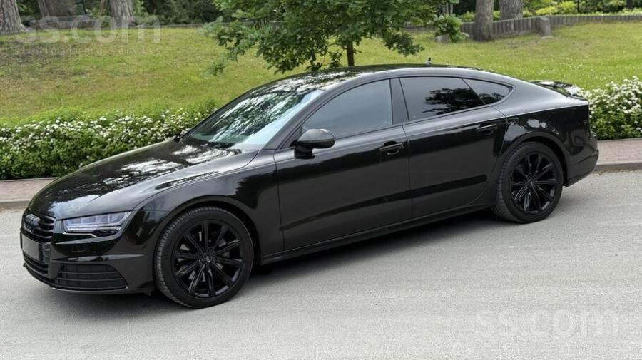 Melns Audi A7 Sportback 2016 Jūrmala, ar dzinēja tilpumu 3.00 L un nobraukumu 0 tūkst. km par 19950 €, foto 6 vietnē AUTOMOTO.COM.LV