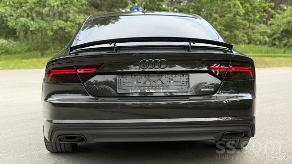 Black Audi A7 Sportback 2016 in Jurmala, with an engine capacity of 3.00 L and mileage of 0 thousand km for 19950 €, photo 8 on AUTOMOTO.COM.LV