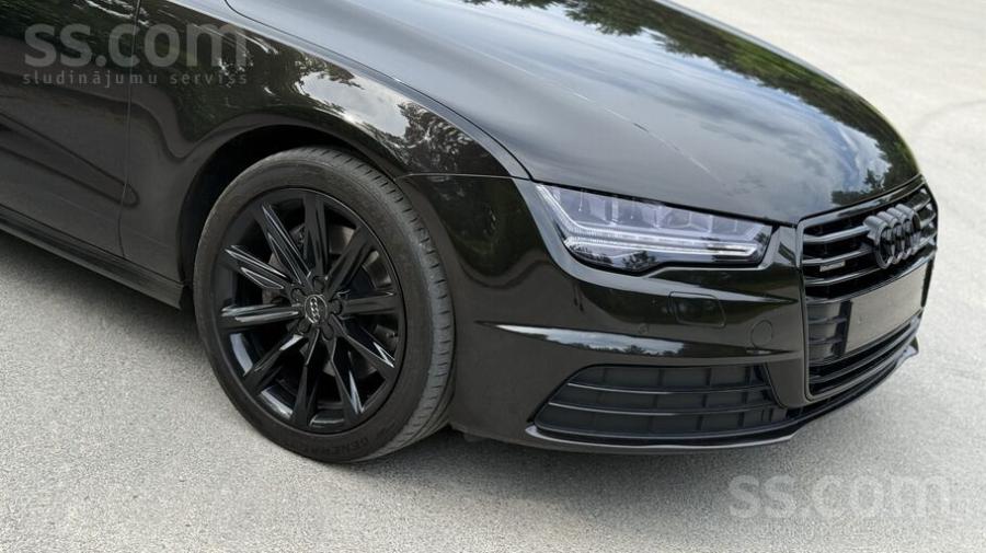 Melns Audi A7 Sportback 2016 Jūrmala, ar dzinēja tilpumu 3.00 L un nobraukumu 0 tūkst. km par 19950 €, foto 11 vietnē AUTOMOTO.COM.LV