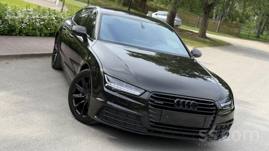 Melns Audi A7 Sportback 2016 Jūrmala, ar dzinēja tilpumu 3.00 L un nobraukumu 0 tūkst. km par 19950 €, foto 13 vietnē AUTOMOTO.COM.LV