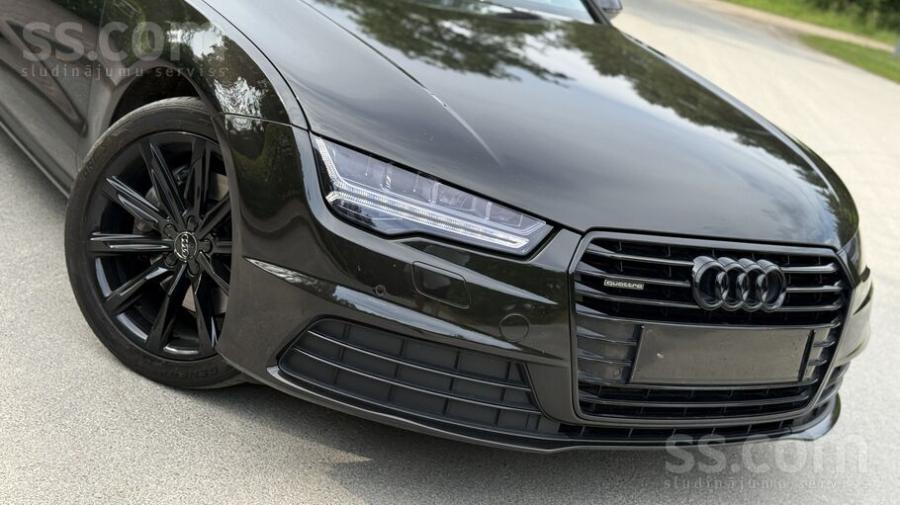 Melns Audi A7 Sportback 2016 Jūrmala, ar dzinēja tilpumu 3.00 L un nobraukumu 0 tūkst. km par 19950 €, foto 14 vietnē AUTOMOTO.COM.LV