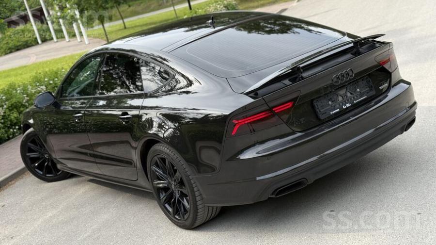 Melns Audi A7 Sportback 2016 Jūrmala, ar dzinēja tilpumu 3.00 L un nobraukumu 0 tūkst. km par 19950 €, foto 18 vietnē AUTOMOTO.COM.LV