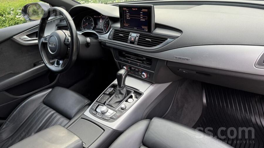 Melns Audi A7 Sportback 2016 Jūrmala, ar dzinēja tilpumu 3.00 L un nobraukumu 0 tūkst. km par 19950 €, foto 23 vietnē AUTOMOTO.COM.LV