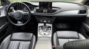 Melns Audi A7 Sportback 2016 Jūrmala, ar dzinēja tilpumu 3.00 L un nobraukumu 0 tūkst. km par 19950 €, foto 28 vietnē AUTOMOTO.COM.LV