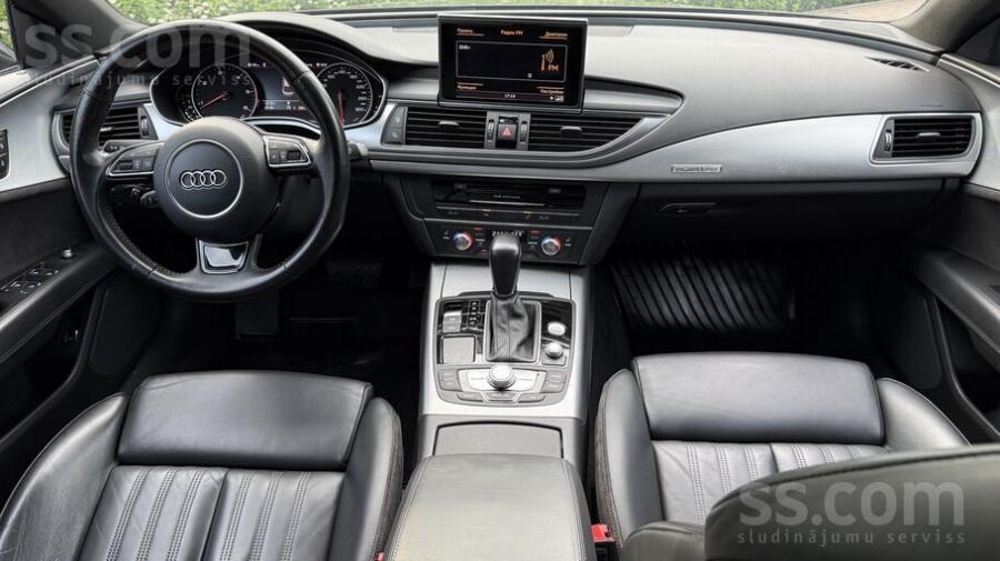 Melns Audi A7 Sportback 2016 Jūrmala, ar dzinēja tilpumu 3.00 L un nobraukumu 0 tūkst. km par 19950 €, foto 28 vietnē AUTOMOTO.COM.LV