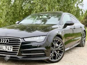 Melns Audi A7 Sportback 2016 Šauļi, ar dzinēja tilpumu 3.00 L un nobraukumu 236 tūkst. km par 16950 €, foto 14 vietnē AUTOMOTO.COM.LV