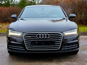 Black Audi A7 Sportback 2016 in Riga, with an engine capacity of 3.00 L and mileage of 260 thousand km for 17950 €, photo  on AUTOMOTO.COM.LV