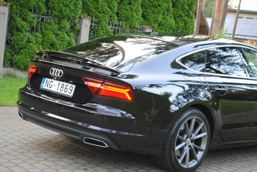 Melns Audi A7 Sportback 2016 Rīga, ar dzinēja tilpumu 3.00 L un nobraukumu 182 tūkst. km par 21990 €, foto 6 vietnē AUTOMOTO.COM.LV