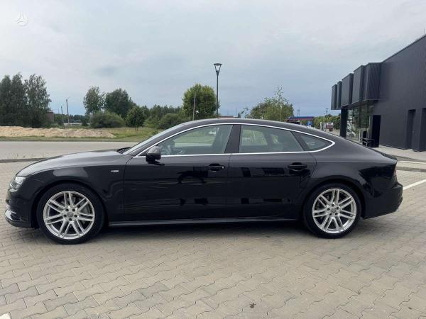 Melns Audi A7 Sportback 2016 Kauņa, ar dzinēja tilpumu 3.00 L un nobraukumu 261 tūkst. km par 16800 €, foto 6 vietnē AUTOMOTO.COM.LV