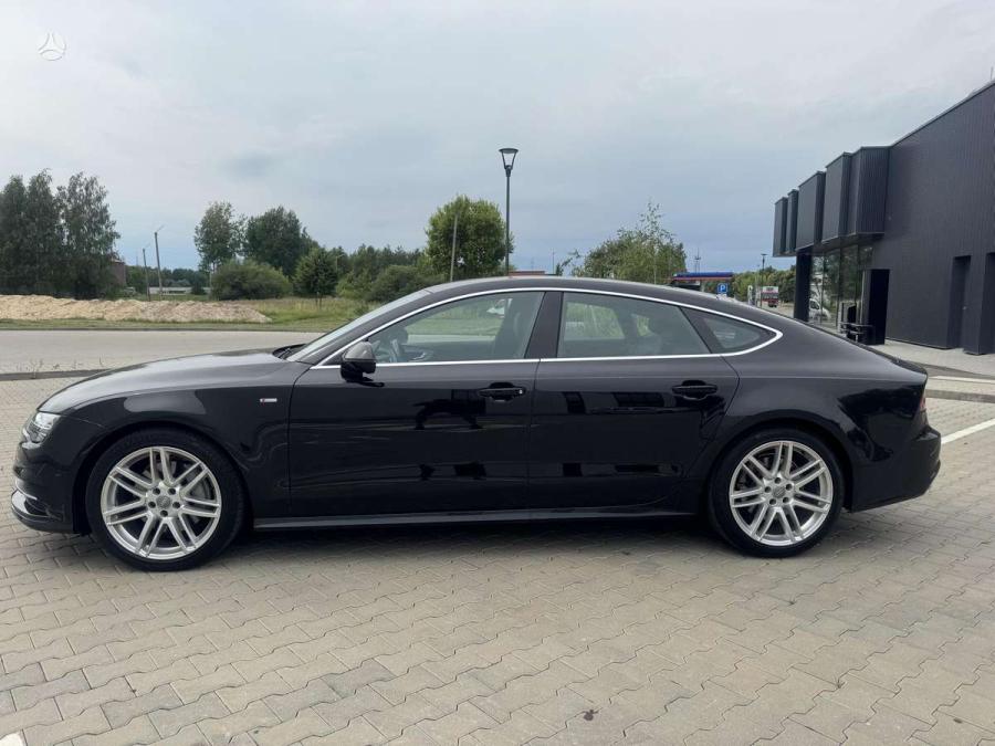 Black Audi A7 Sportback 2016 in Kaunas, with an engine capacity of 3.00 L and mileage of 261 thousand km for 16800 €, photo 7 on AUTOMOTO.COM.LV