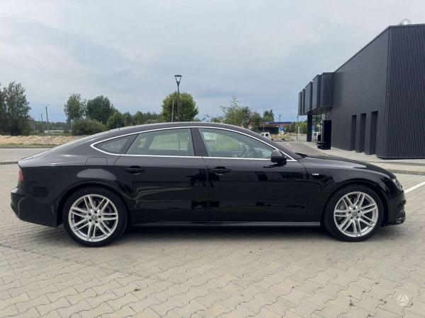 Melns Audi A7 Sportback 2016 Kauņa, ar dzinēja tilpumu 3.00 L un nobraukumu 261 tūkst. km par 16800 €, foto 8 vietnē AUTOMOTO.COM.LV